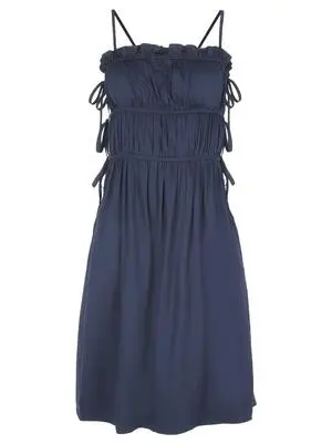 PRIME OF LIME Ines Midi Dress - Navy