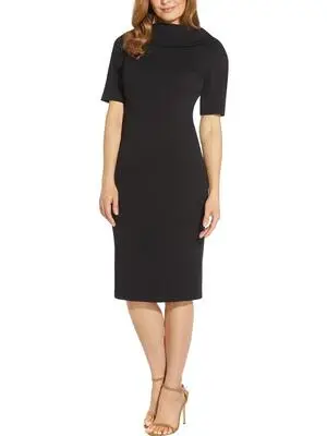 ADRIANNA PAPELL Adrianna Papell V-Back Sheath Dress