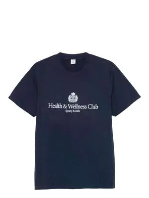 SPORTY & RICH H&w Crest T-shirt - Blue