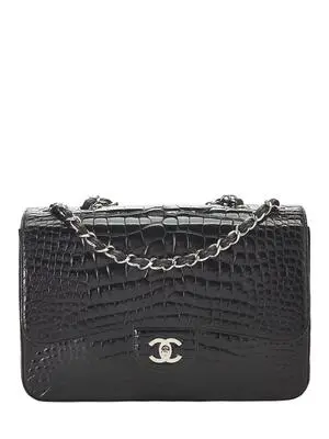 CHANEL Chanel Alligator Half Flap Jumbo