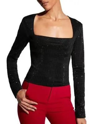 AS By DF Majesty Long Sleeve Top - Black