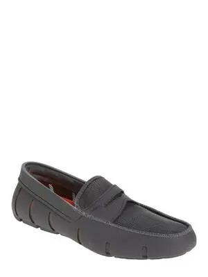 Swims Penny Loafer - Charcoal