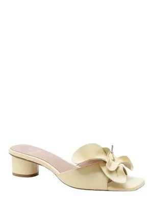 Linea Paolo Idalia Floral Embellished Sandals - Butter
