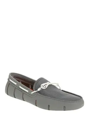 Swims Braided Lace Loafer - Grey