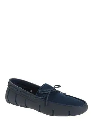 Swims Braided Lace Loafer - Navy