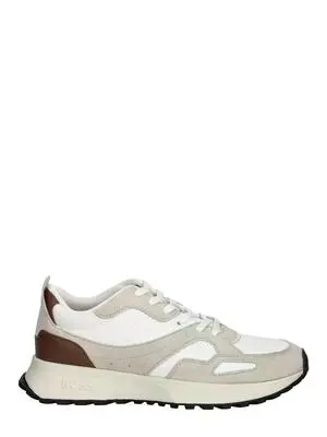 BOSS Jonah Suede Panelled Sneakers - Neutrals
