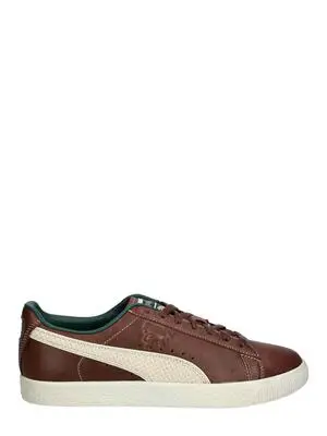 PUMA Clyde Leather Sneakers - Brown