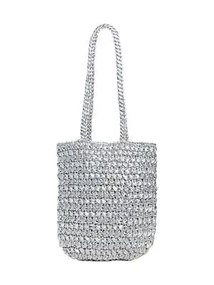 MARIA LA ROSA Maria La Rosa Raffia Tote Bag