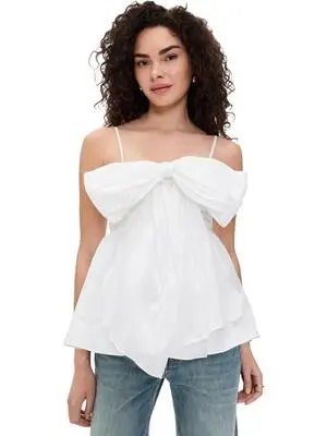 Aje Scarlett Top - Ivory