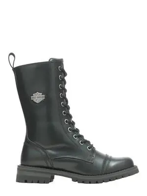 HARLEY-DAVIDSON Walsen 8" Lace Boots - Black