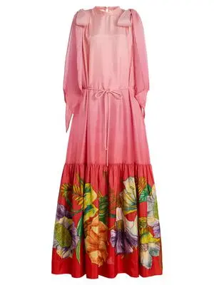 ALEMAIS Inez Silk Habotai Gown - Pink
