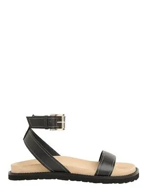 Whistles Ottie Leather Sandals - Black
