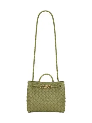 Bottega Veneta Small Andiamo Bag - Matcha & Muse Brass