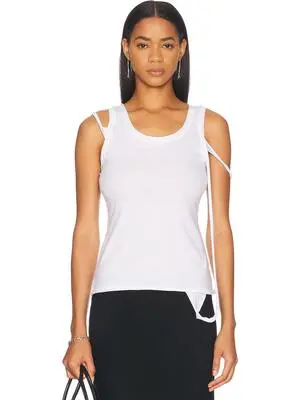 Helmut Lang Strap Tank Top - Optic White