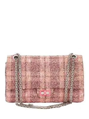 Chanel Tweed 2.55 Reissue Flap Bag - Pink