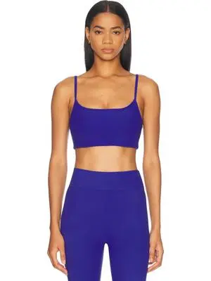 The Upside Carnaby Hutton Scoop Sports Bra In Blue - Cobalt