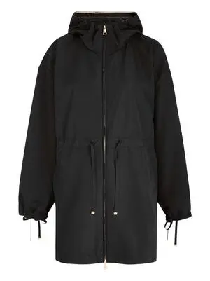 Moncler Shaverne Hooded Shell Parka - Black