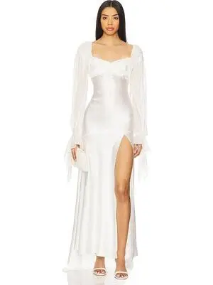 For Love & Lemons Evy Gown - White