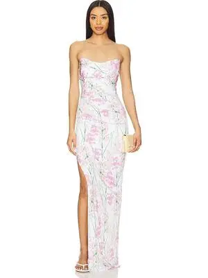 Katie May Sway Gown Rose Quartz Floral