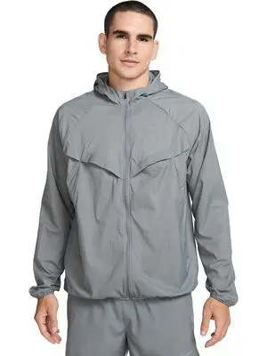 Nike Stride Repel Uv Running Jacket - Grey