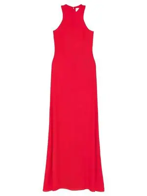 MONOT Georgette Maxi Dress - Red