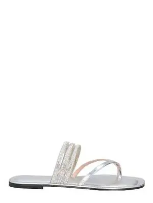POLLINI Thong Sandal - Silver