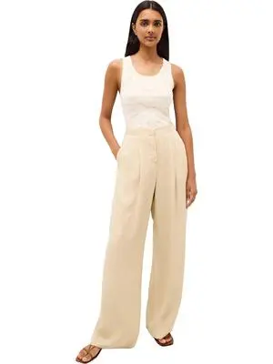 MARIE OLIVER Macbee Wide-leg Trousers - Ash