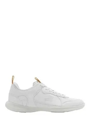 Burberry Leather Matrix Sneakers - Optic White