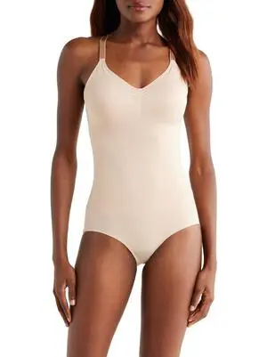 MIRACLESUIT® Comfy Curves Bodybriefer Shaper Bodysuit - Warm Beige