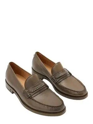 John Varvatos Hawthorne Chain Bit Loafer - Wood Brown