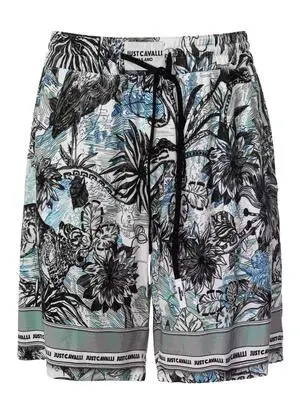 Just Cavalli Printed Shorts - Blue