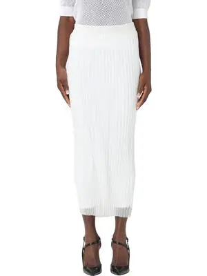 Sportmax Pleated Skirt - White