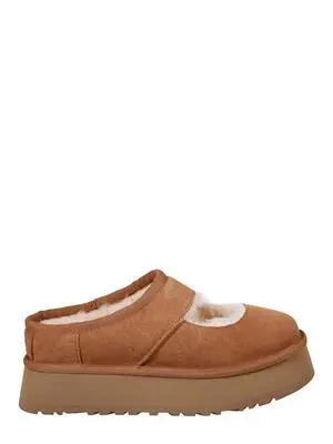 UGG Platform Mary Jane Slippers - Beige