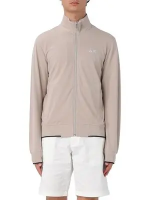 SUN 68 SUN68 Full Zip Sweatshirt Beige