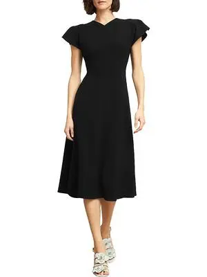 HOBBS LONDON Thirlmere Midi Dress - Black