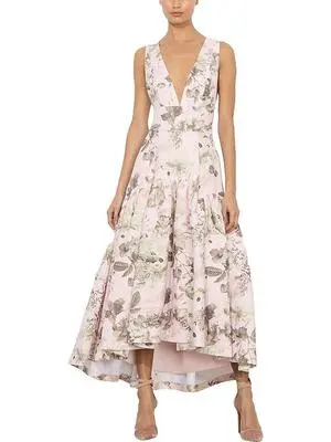 Alice + Olivia Lila Floral Maxi Dress - Meadow