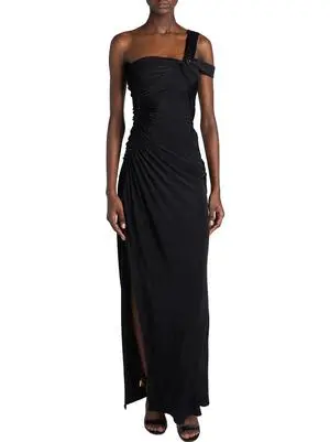 TOM FORD Sequin Strap Jersey Gown - Black