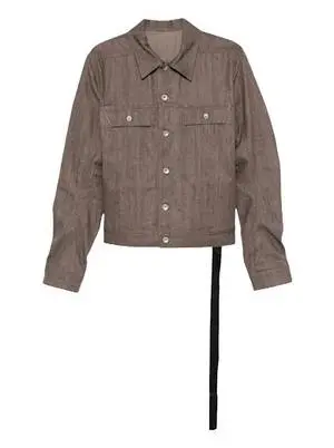 Rick Owens Trucker Jacket - Dark Dust