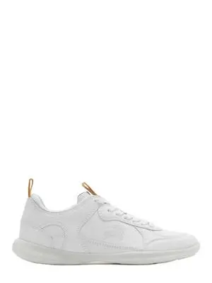 Burberry Leather Matrix Sneakers - Optic White