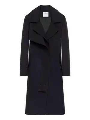 COURREGES Twist Trench Coat - Blue