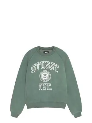StÜssy Overlock Varsity Raglan Crew - Pine