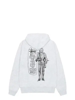 StÜssy Well Suited Zip Hoodie - Ash Heather