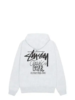 StÜssy Classic Gear Hoodie - Ash Heather