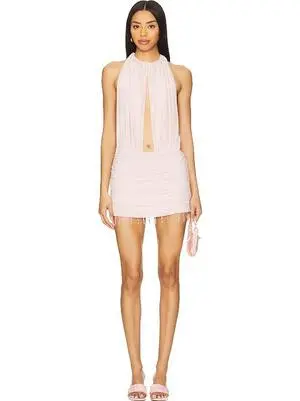 MIRROR PALAIS La Piscine Mini Dress - Pink