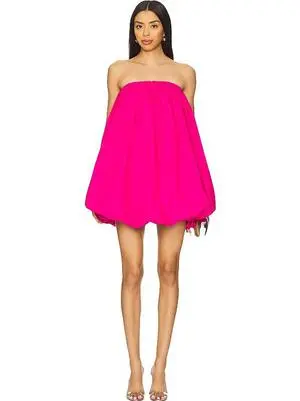 Susana Monaco Poplin Bubble Dress - Fuchsia
