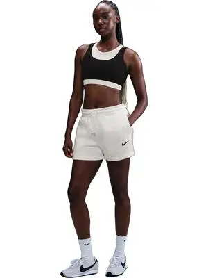 Nike Sportswear Phoenix Fleece Mid-rise 4" Shorts - White