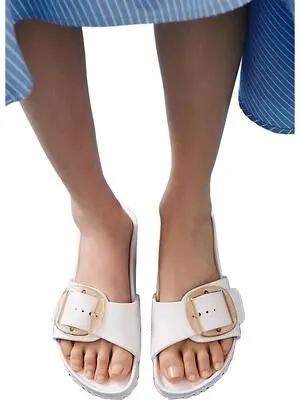 BIRKENSTOCK Madrid Big Buckle EVA Sandals Eggshell