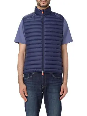 SAVE THE DUCK Quilted Zip-up Waistcoat - Blue