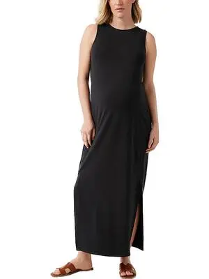 INGRID & ISABEL Column Maternity Dress - Black