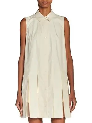 Moncler Button Front Dress - Cream
